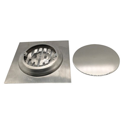 15X15 Concealed Screw Cover Floor Drain – Xunjia Stainless Steel