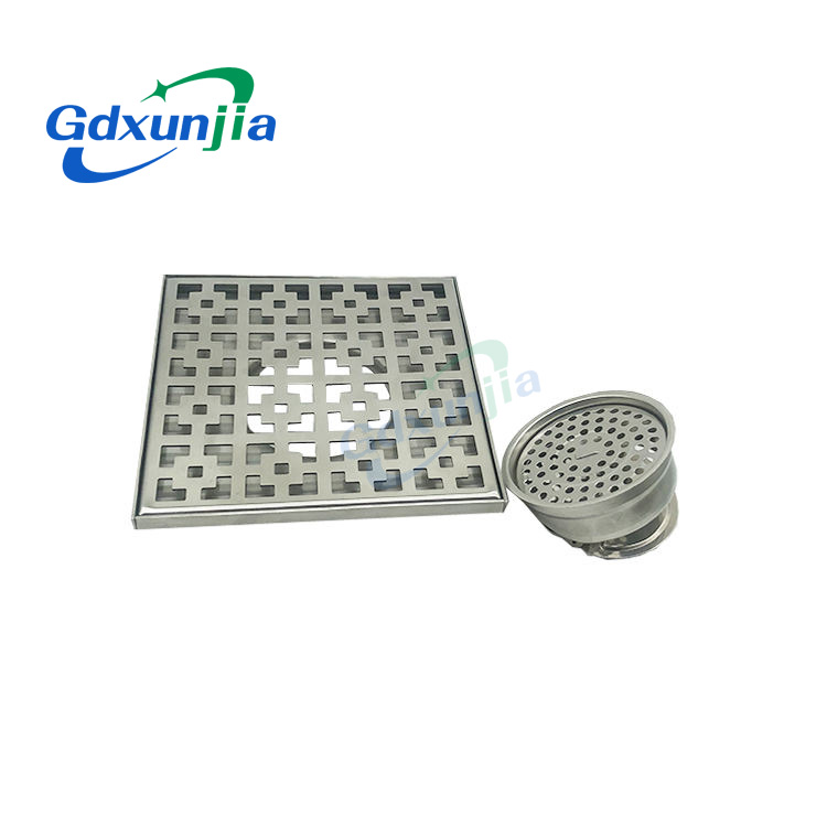 20*20 Cm 2 Mm Thickening 304 Stainless Steel Square Floor Drain with ...