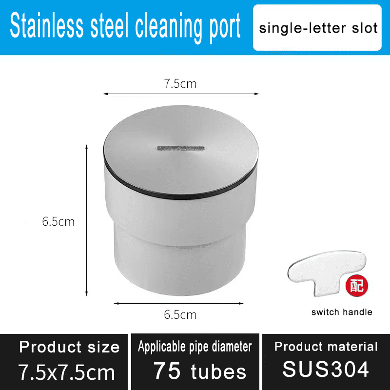 Full specification of cleaning port – Xunjia Stainless Steel