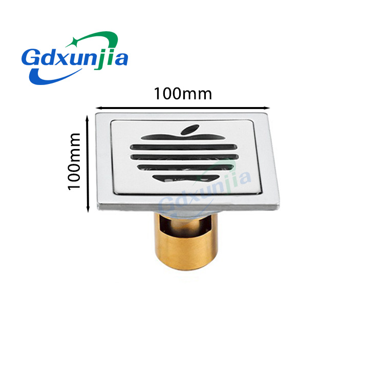 Square floor drain with copper deep water – Xunjia Stainless Steel
